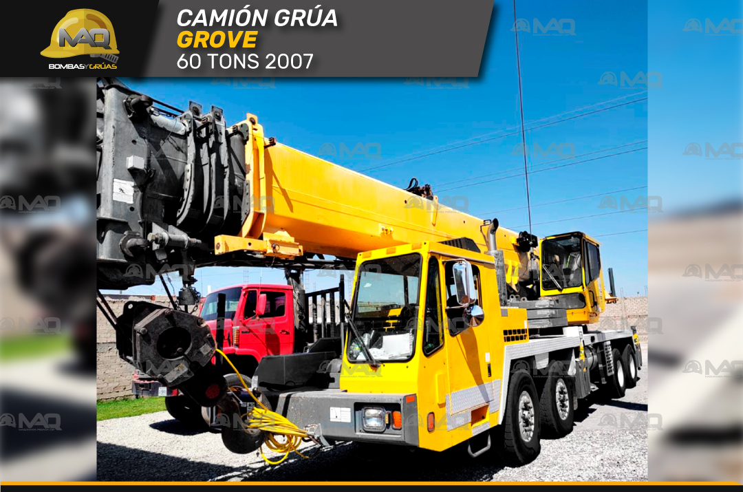 CAMIÓN GRÚA GROVE TMS700E 60 TON 2007 EN VENTA